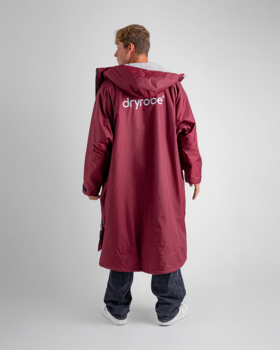 Dryrobe Advance Long Sleeve Hot Pink / Grey| Newquay Camping