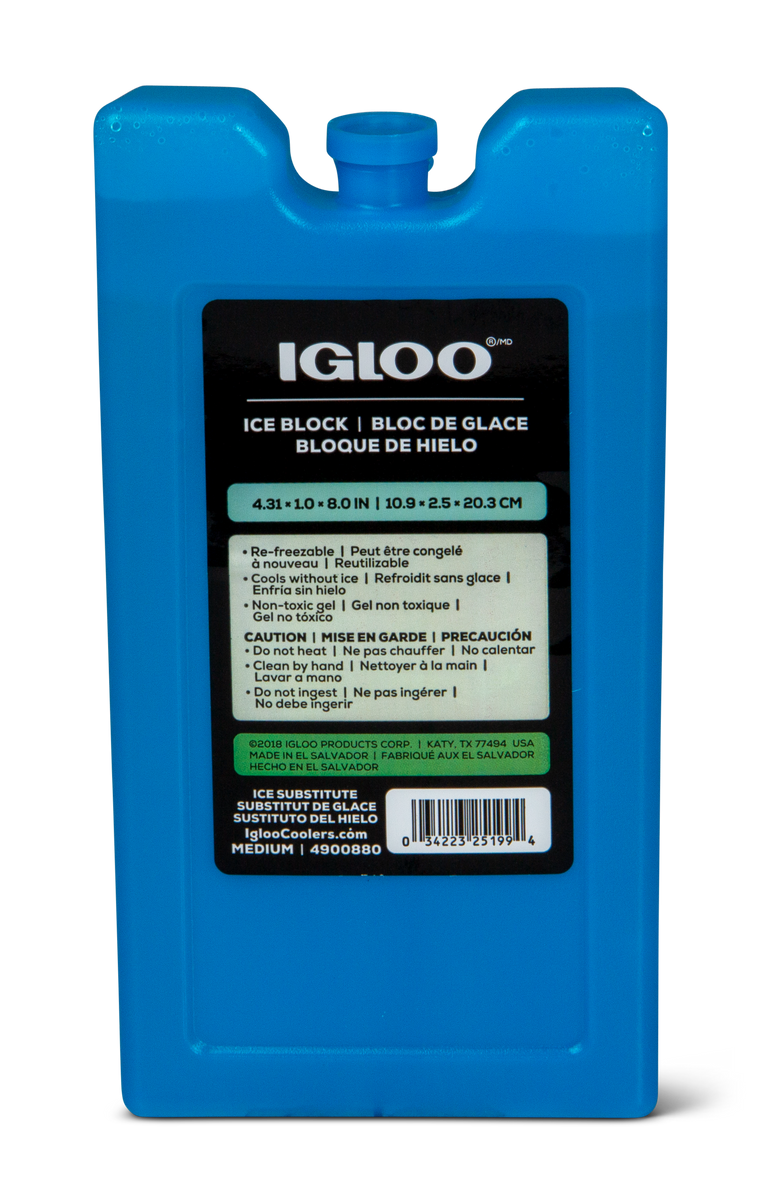 Igloo Maxcold Ice Block Coolbox & Freezer Pack, Large