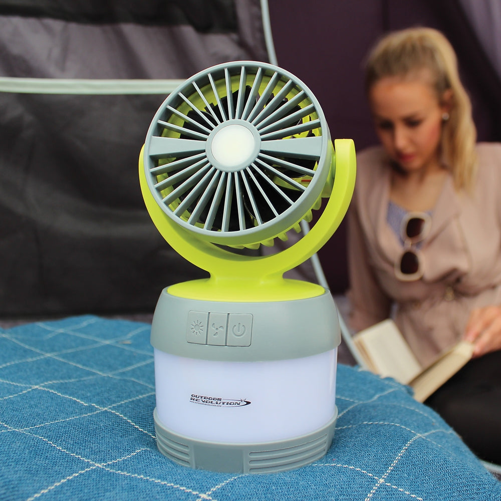 Outdoor Revolution 3 In 1 Lumi Fan Lantern | Newquay Camping